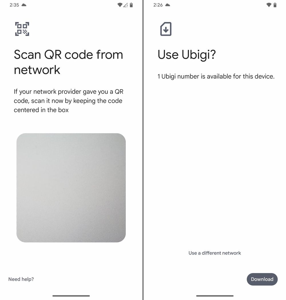 How to install eSIM on Android phone using QR code