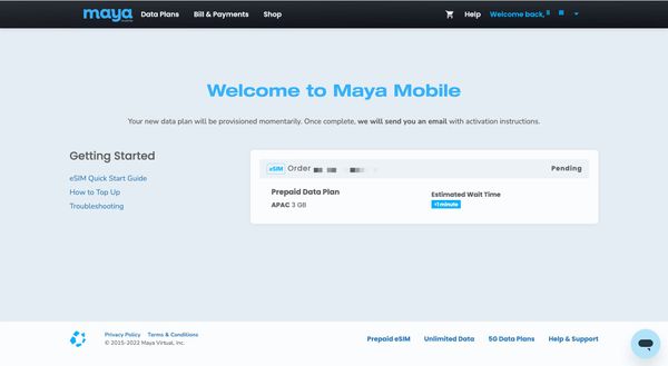 How to buy and activate Maya Mobile eSIM