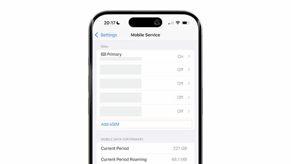 How to Install eSIM on iPhone Using QR Code